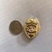 Thin Blue Line Gold Police Officer Pin - Etsy