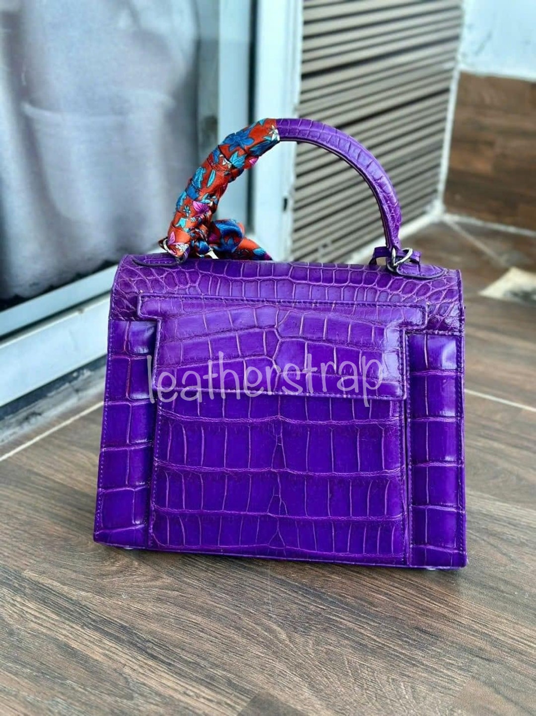 Purple Genuine Leather Skin Ladies Women Bag Size 25 Handbag Shoulder ...