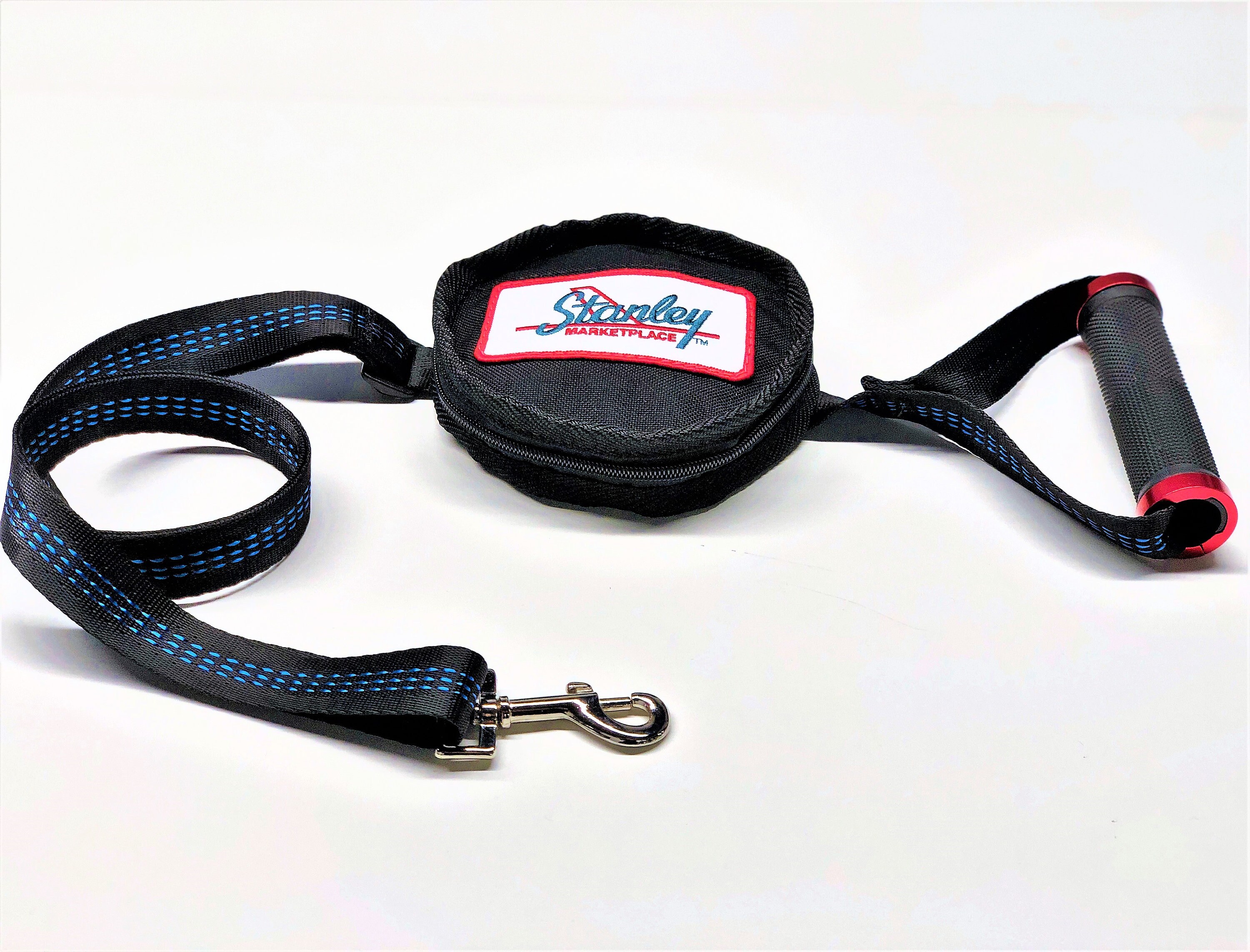 Adjustable Dog Leash With Detachable Waterproof Food/water Bowl & Waste ...