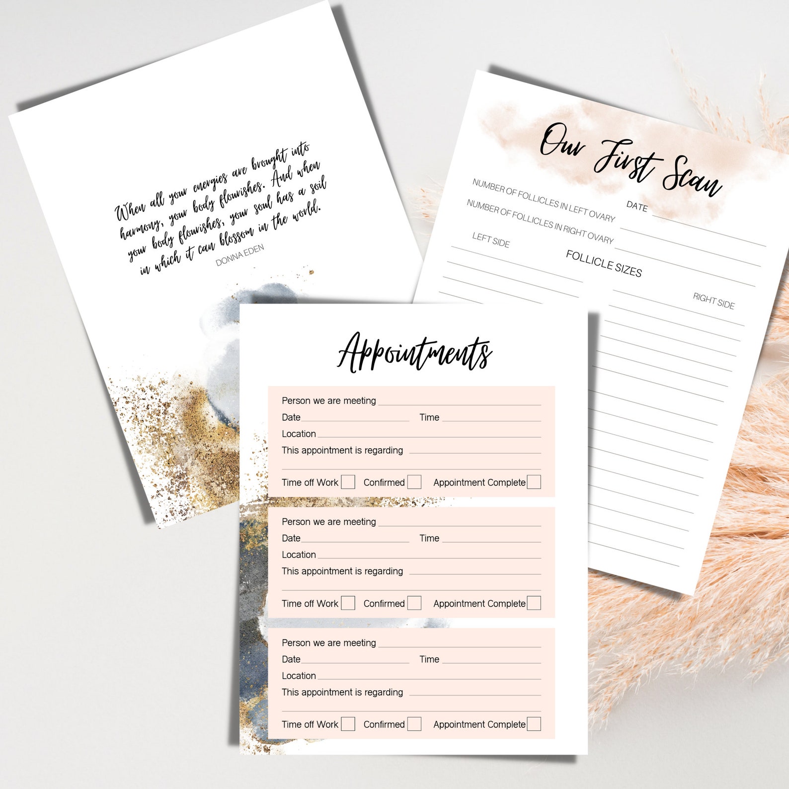 54 Page IVF Milestone Journal | Digital Journal to Print and Use | IVF ...