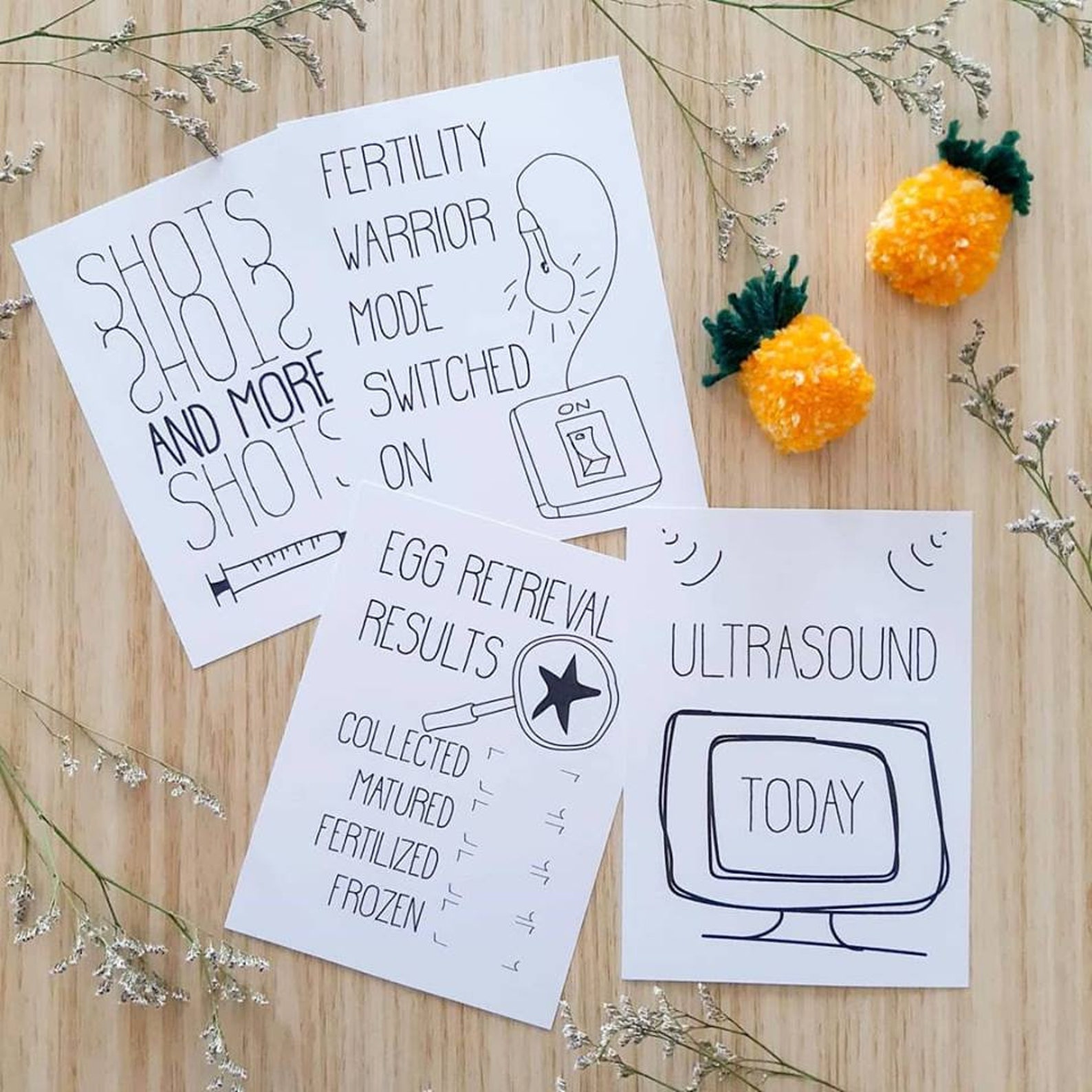 IVF Milestone cards Surrogate Surrogacy Egg Donor | Etsy