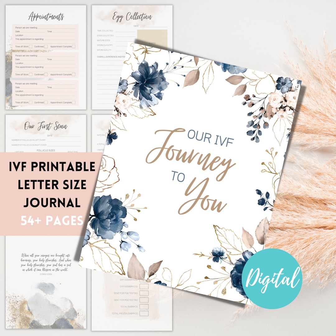 54 Page IVF Milestone Journal | Digital Journal to Print and Use | IVF ...