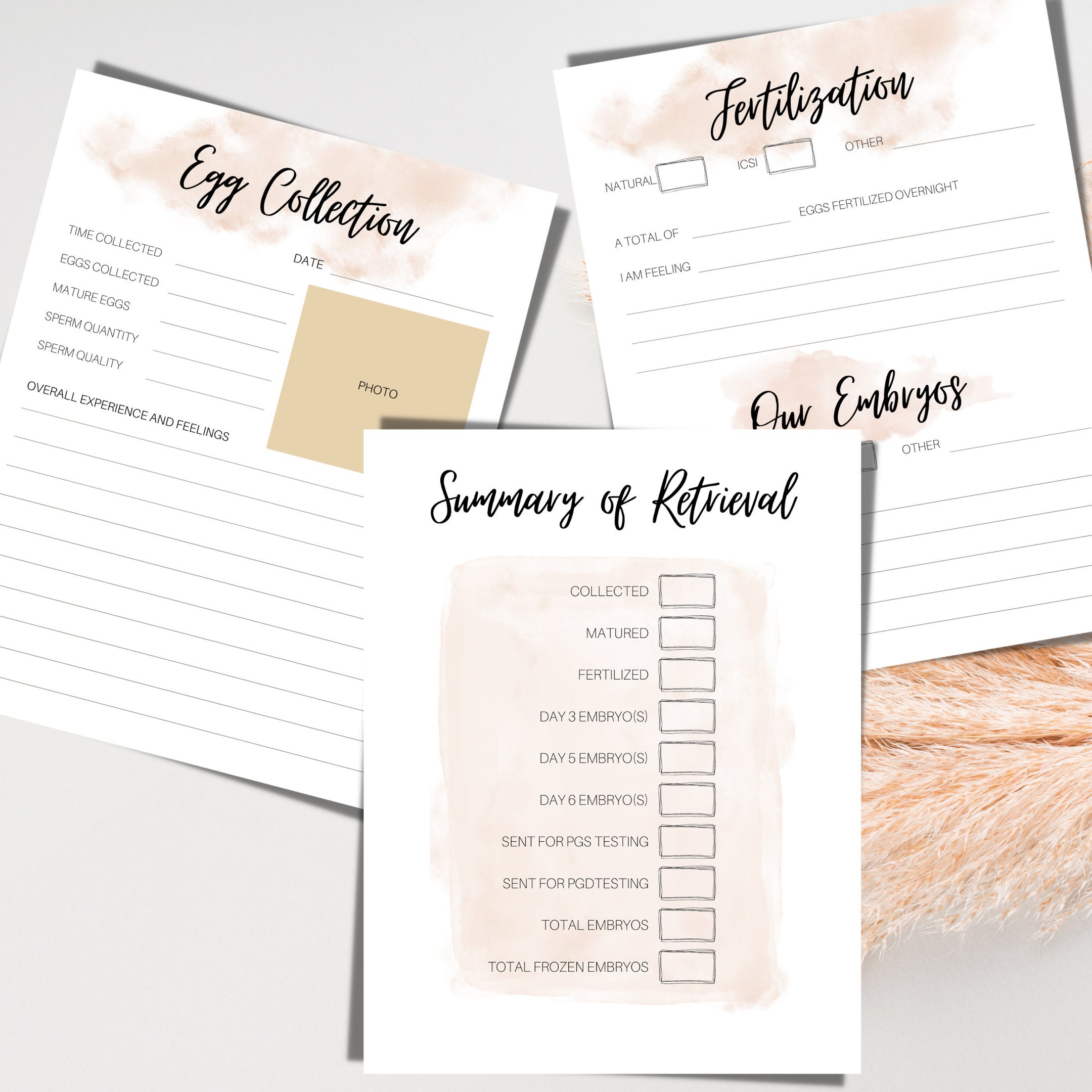 54 Page IVF Milestone Journal | Digital Journal to Print and Use | IVF ...