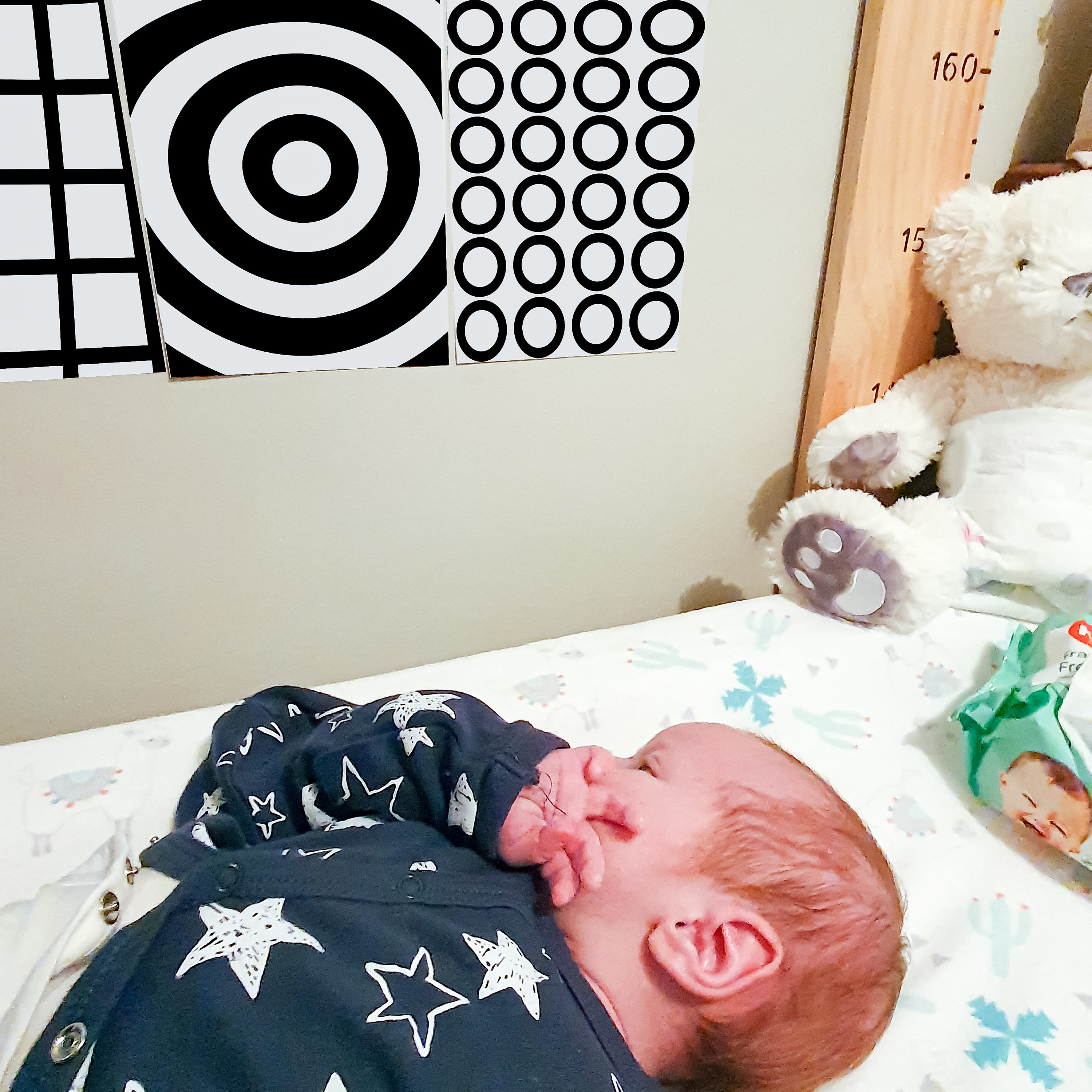 High Contrast Visual Stimulation Cards for Babies 1-3 Months Old - Etsy