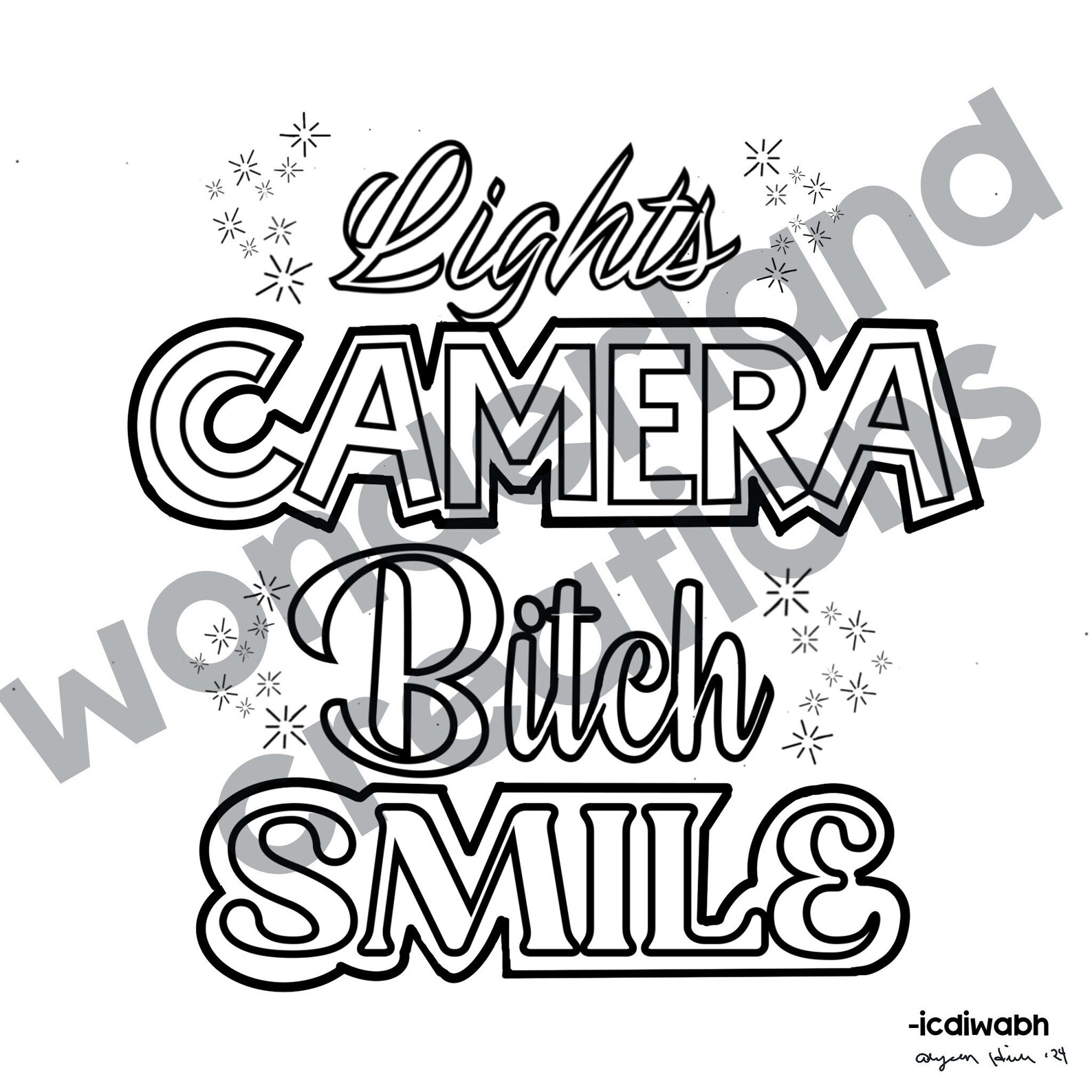 TTPD Coloring Page i Can Do It With A Broken Heart - Etsy