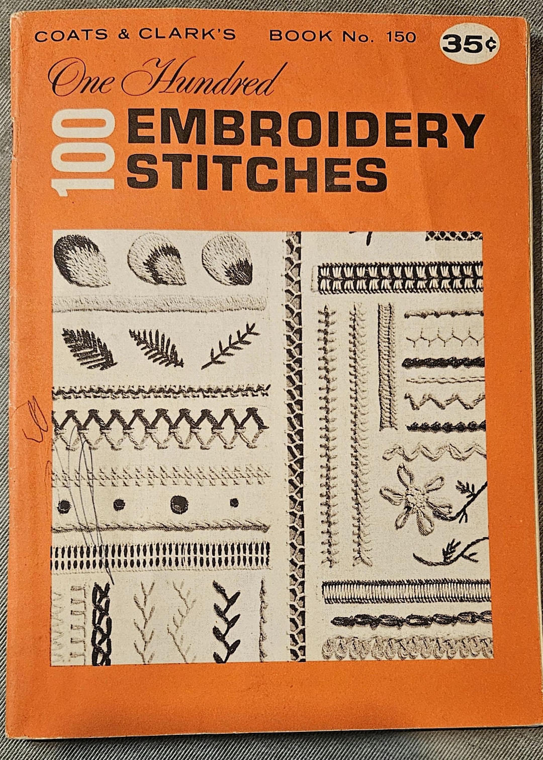 Vintage 100 Embroidery Stitches Book No 150 From 1964 - PDF Download ...