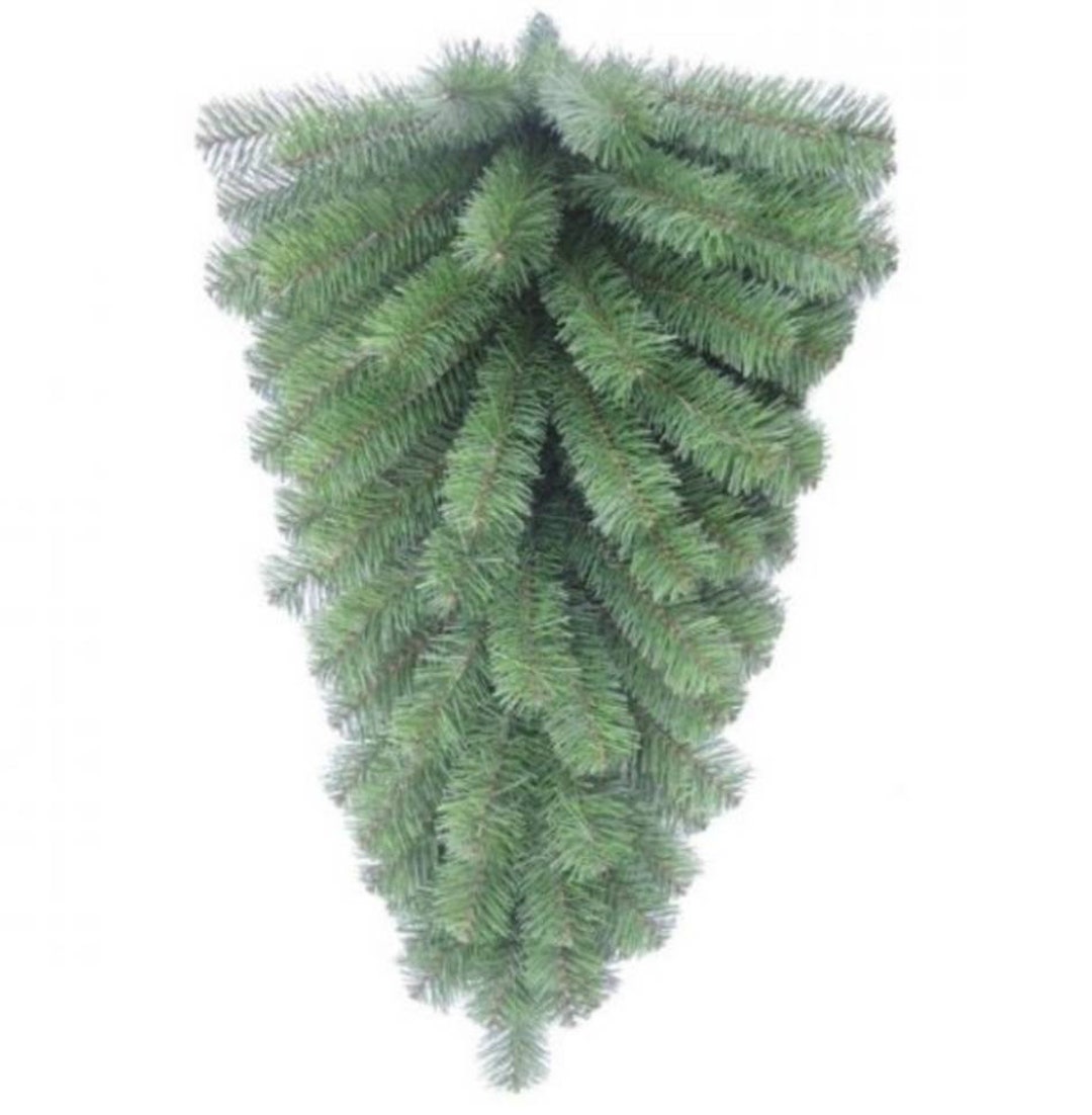 30" Teardrop Swag, Evergreen Swag With 95 Tips, Valley Pine, Christmas ...