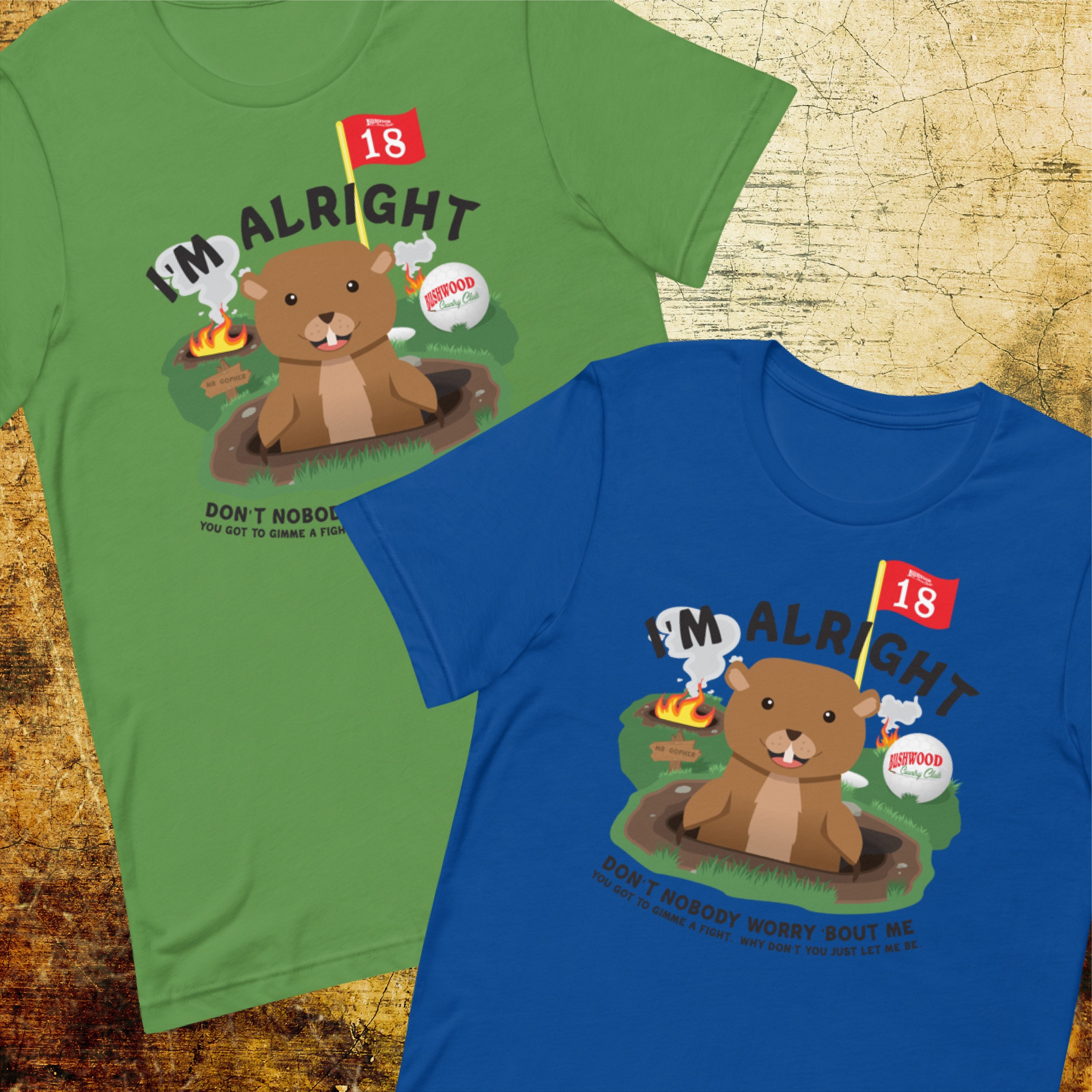 Graphic Tee | Caddyshack 'dancing Gopher' (custom Design): Inspired by ...