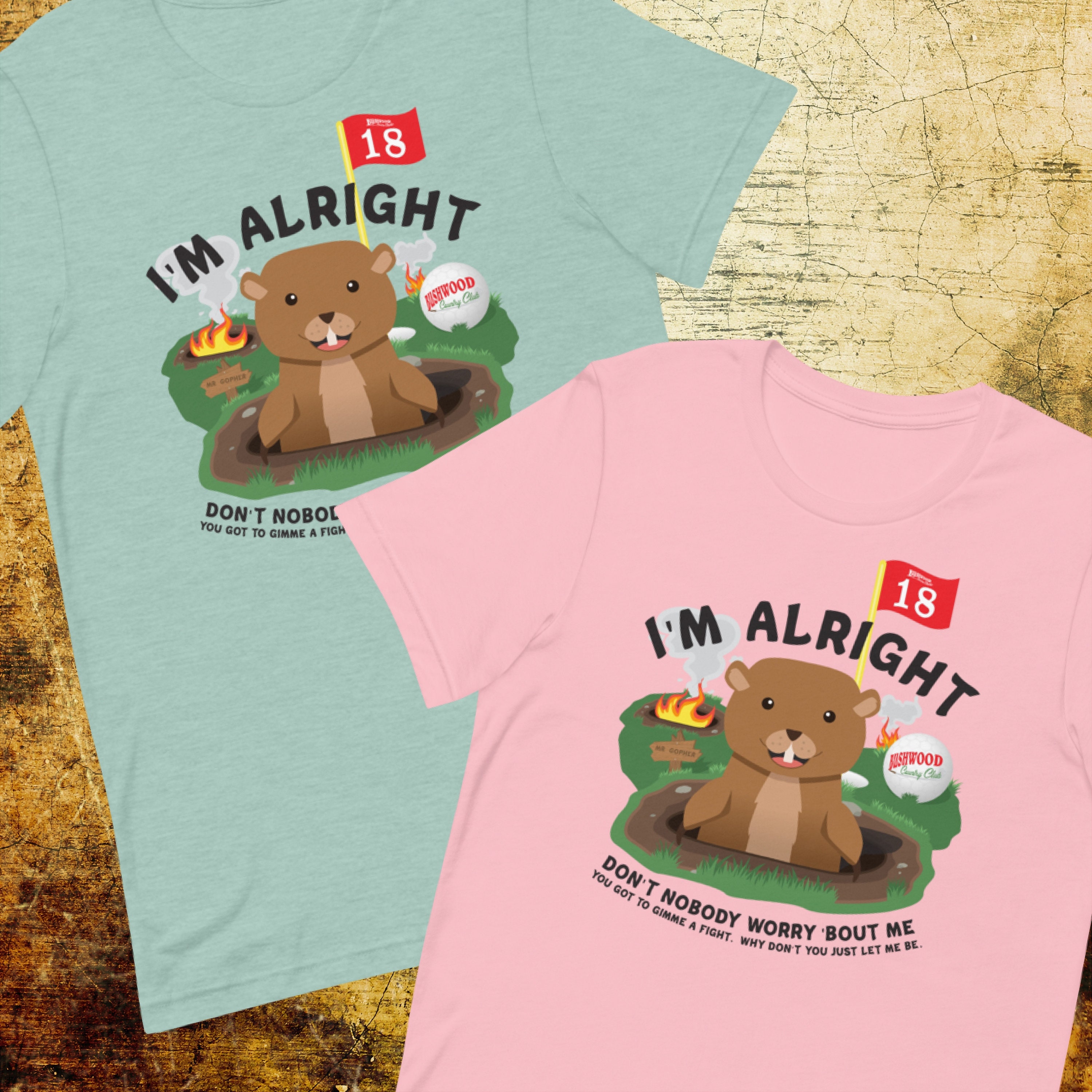 Graphic Tee | Caddyshack 'dancing Gopher' (custom Design): Inspired by ...