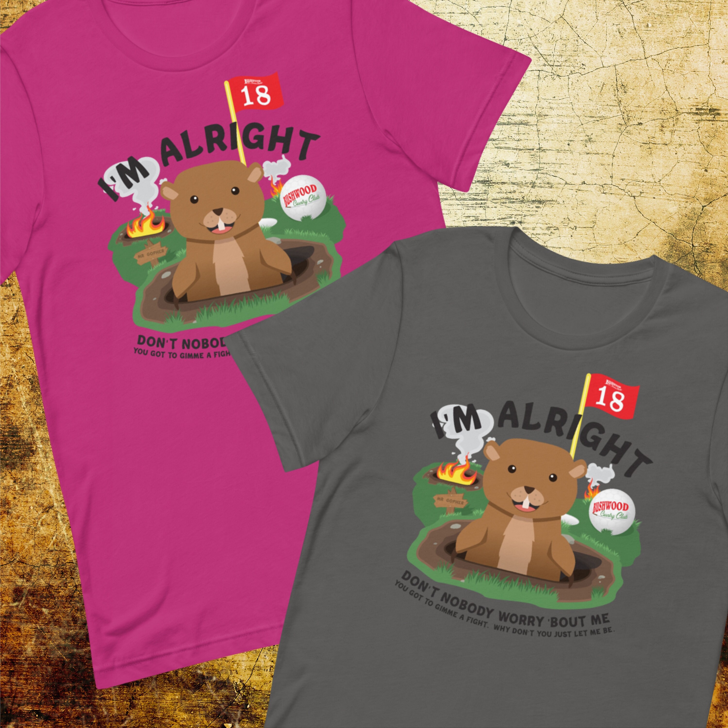 Graphic Tee | Caddyshack 'dancing Gopher' (custom Design): Inspired by ...