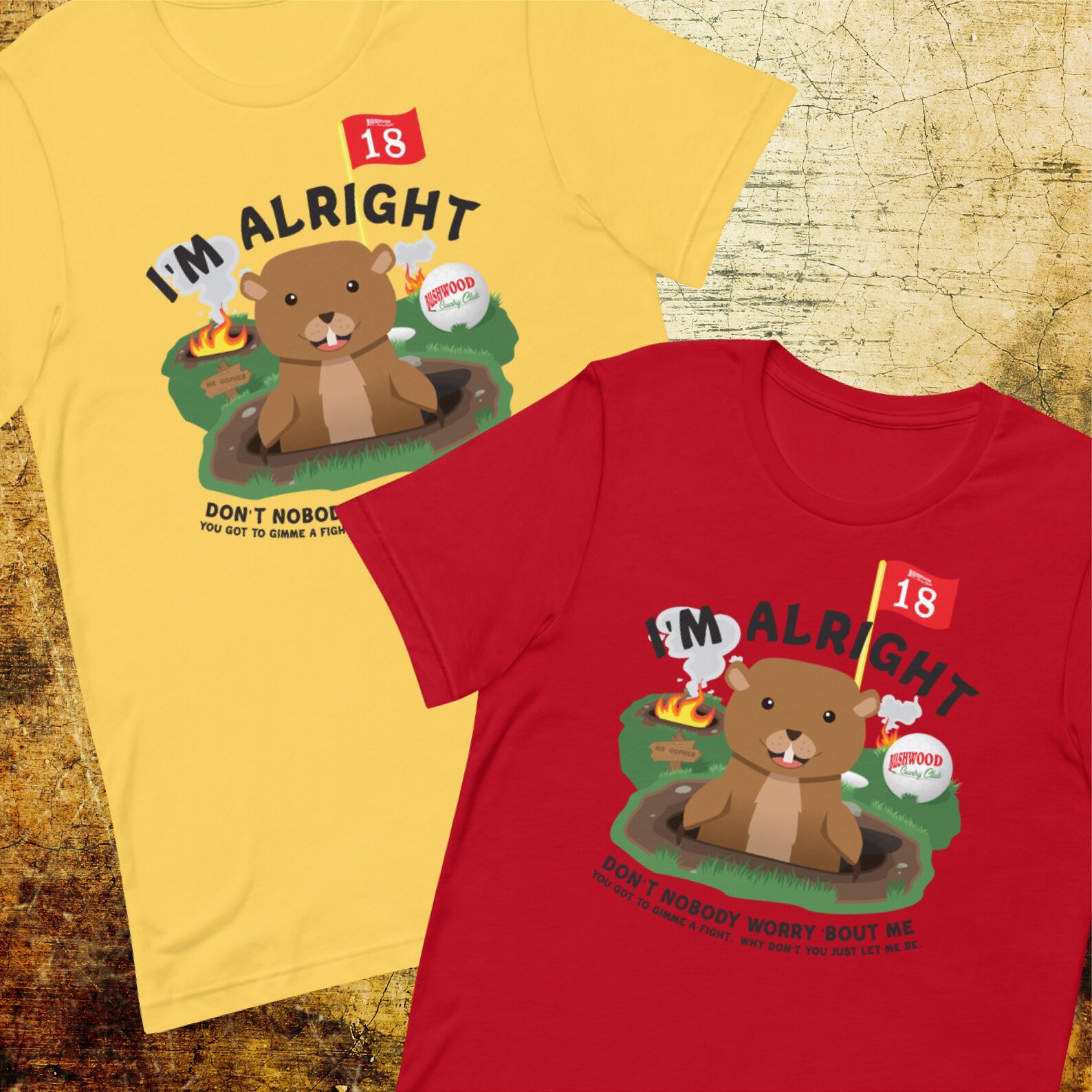 Graphic Tee | Caddyshack 'dancing Gopher' (custom Design): Inspired by ...