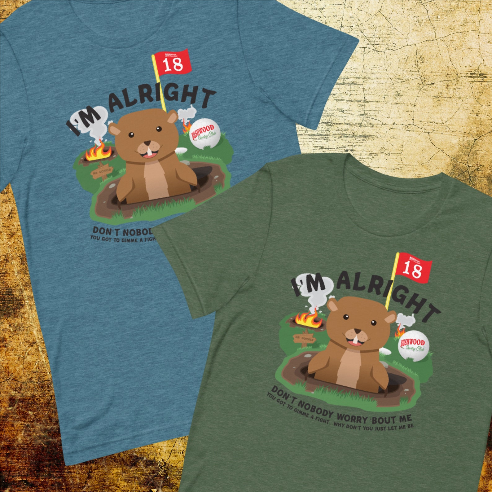 Graphic Tee | Caddyshack 'dancing Gopher' (custom Design): Inspired by ...