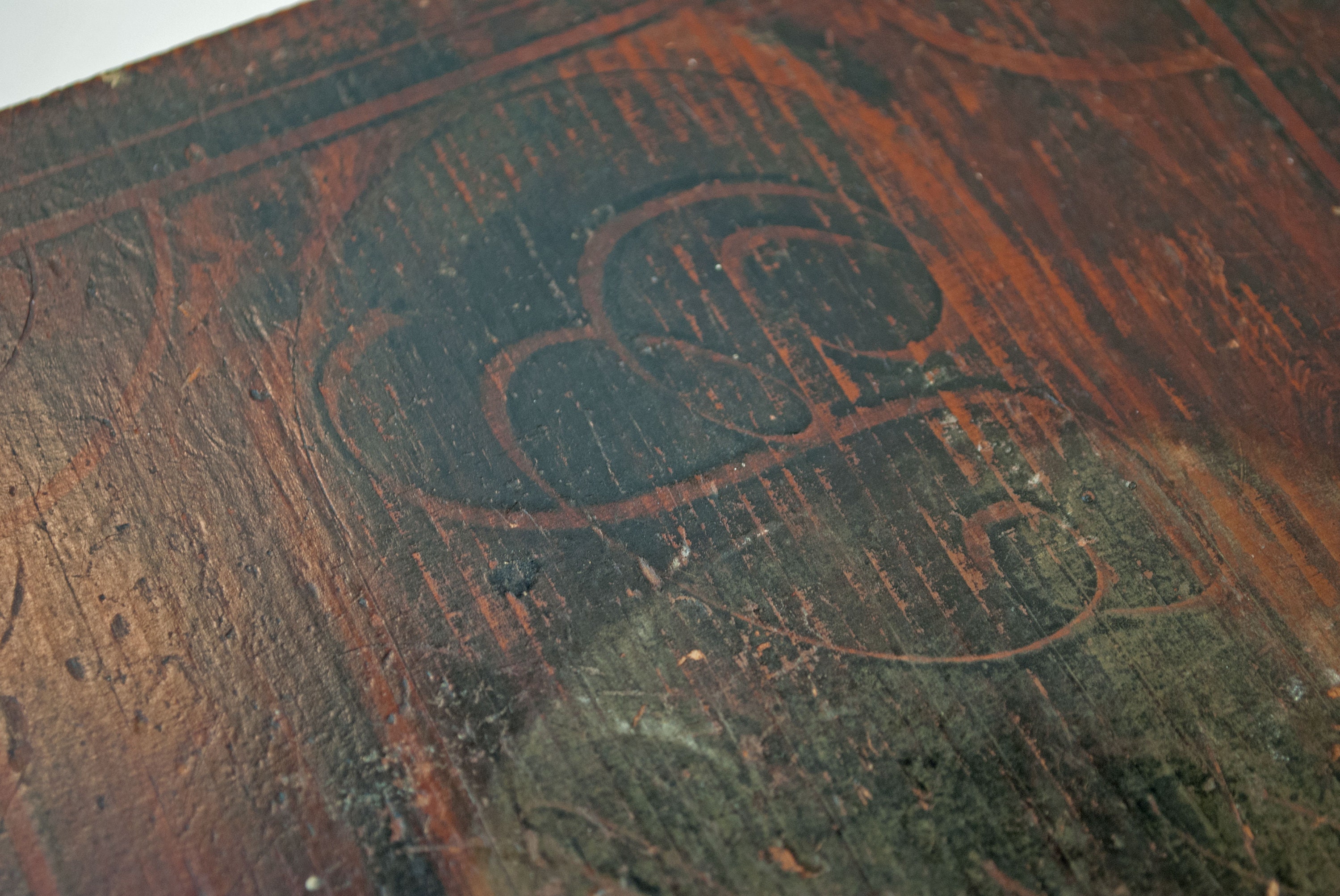 Antique 1809 Painted Grained Step Foot Stool Farm Milking - Etsy