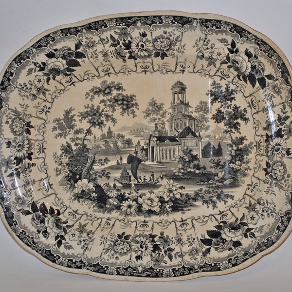 Transferware Platter - Etsy