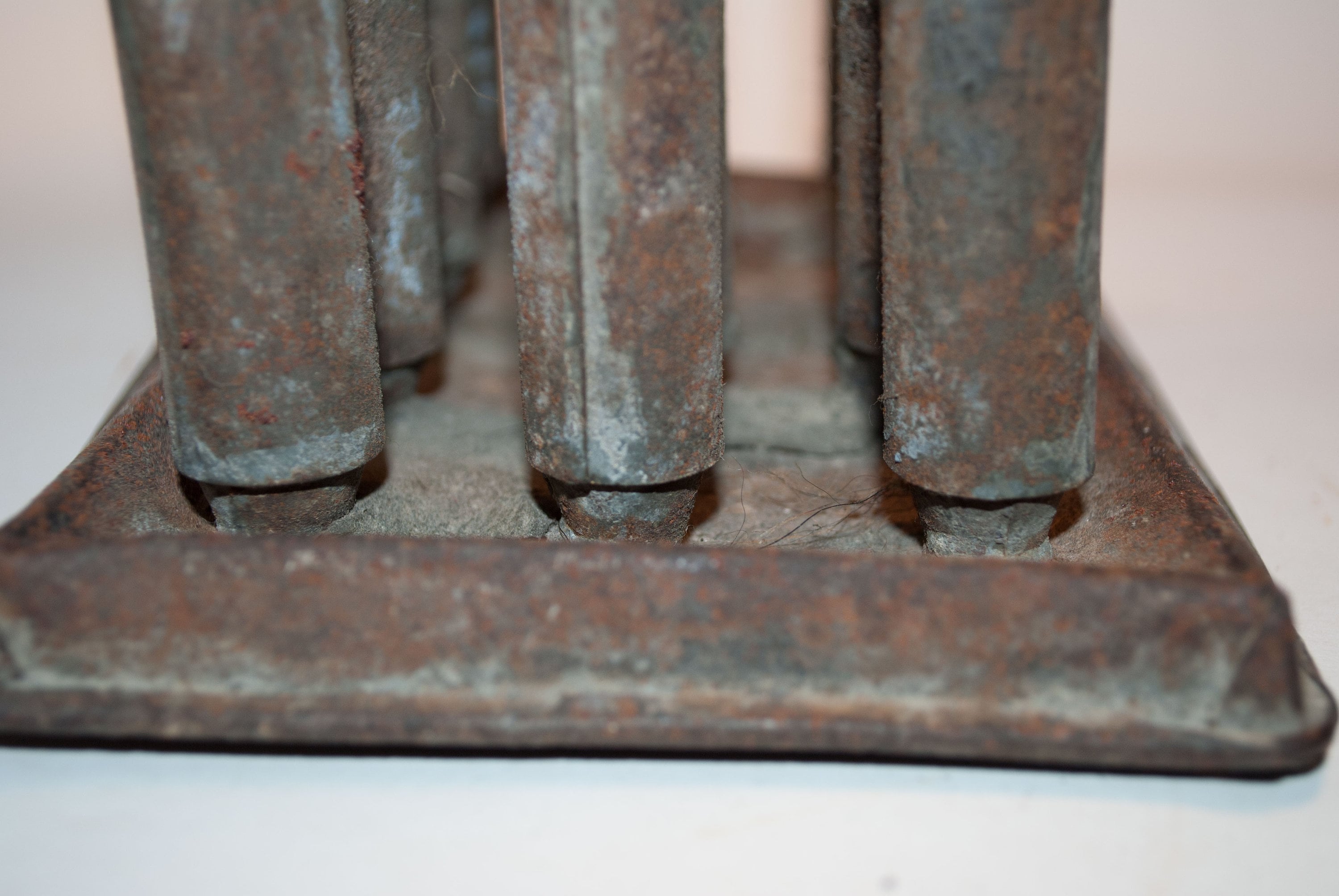 Antique Tin Candle Mold - 12 Hole Tin Taper Candle Making Form - Rustic ...