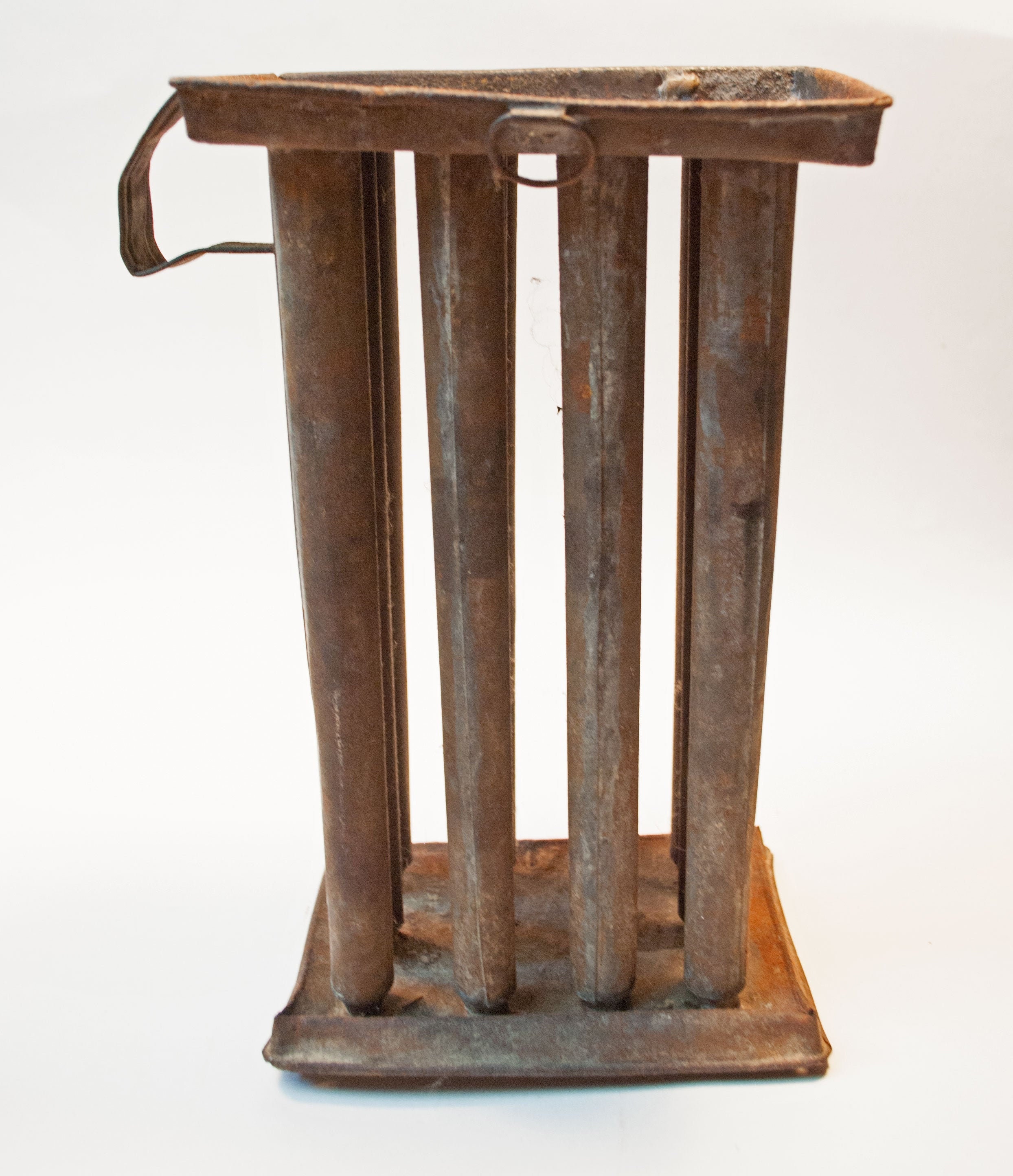 Antique Tin Candle Mold - 12 Hole Tin Taper Candle Making Form - Rustic ...