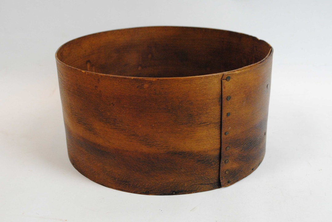 Primitive Wooden Circular Dry Grain Measure 9" Diameter, Country ...