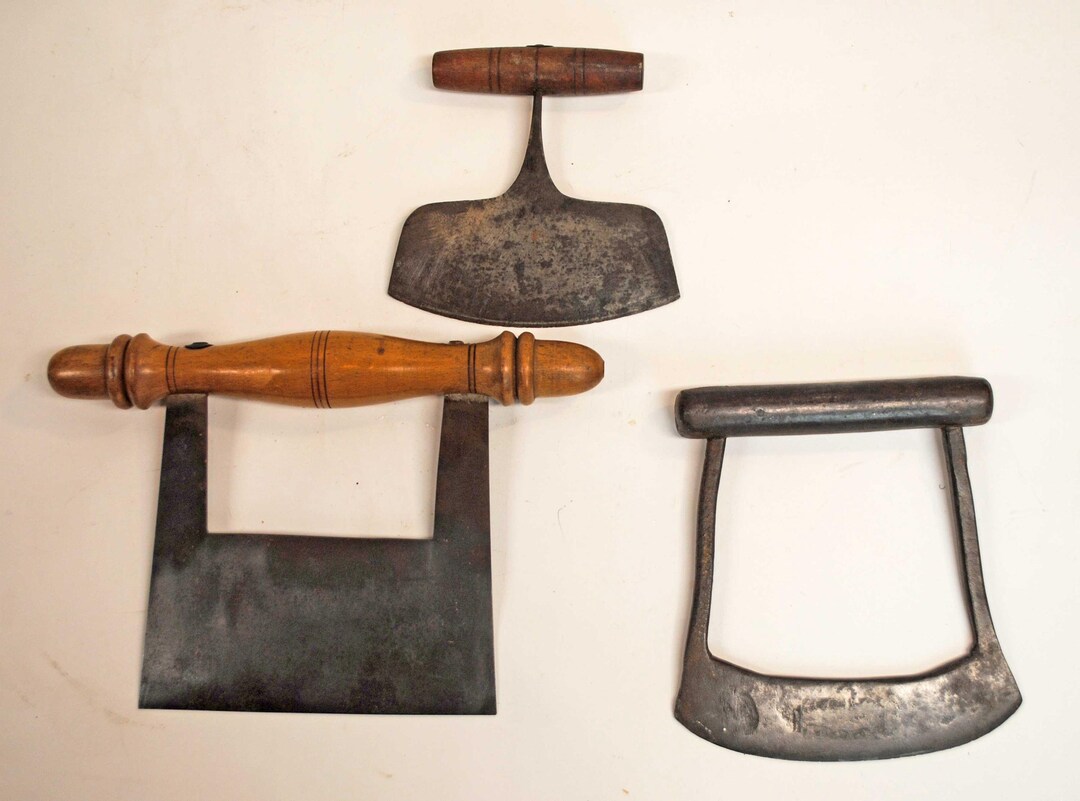 Antique Herb Choppers, Lot of 3, Primitive Forged Iron, Farmhouse Find ...