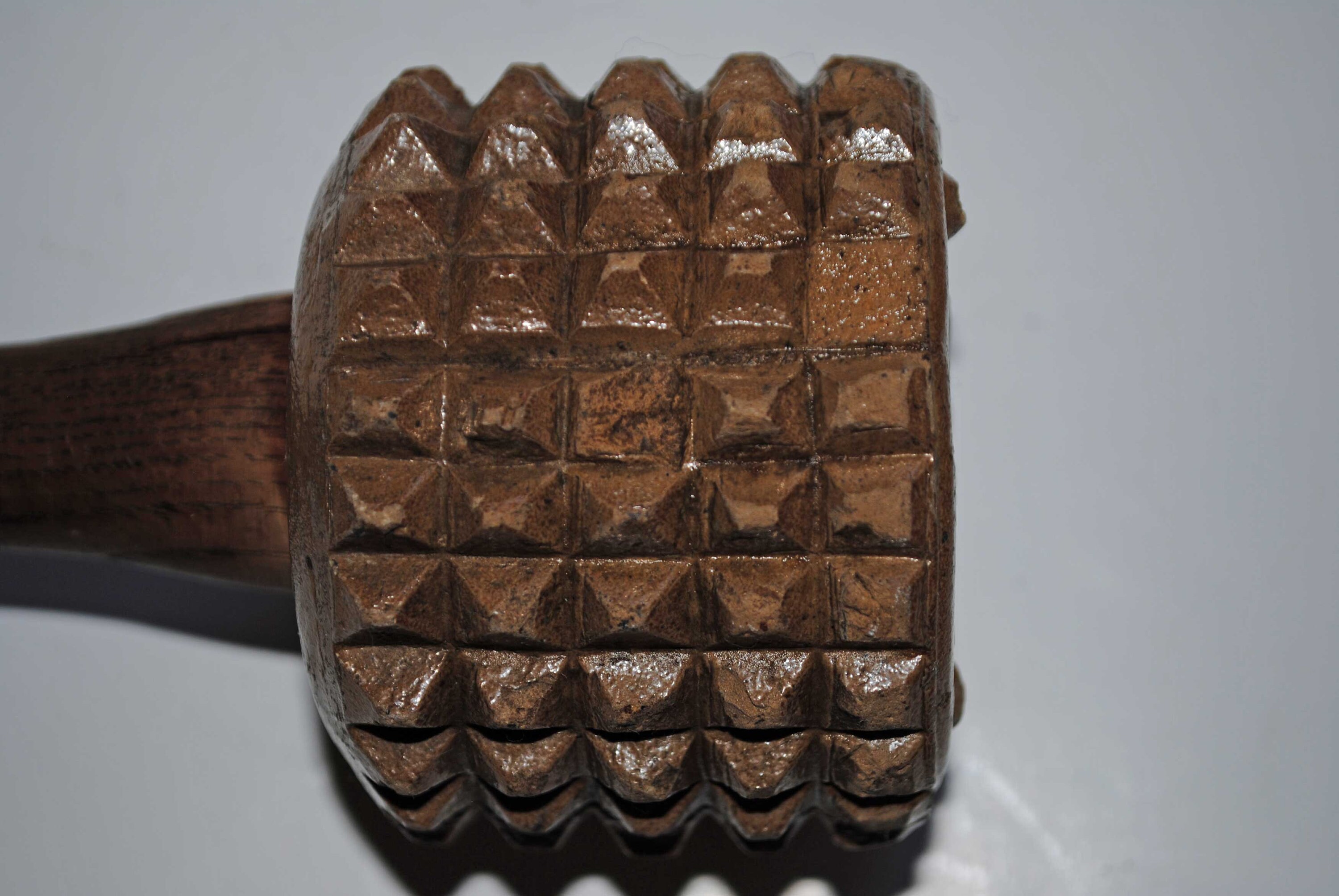 Antique Yellow Ware Stoneware Mallet Meat Tenderizer Pat. Dec 25, 1877 ...