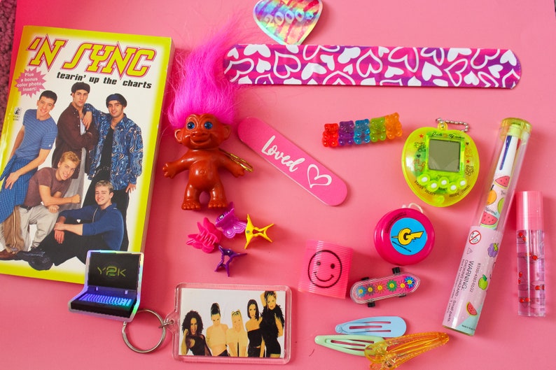 SMALL 90s Y2k Mystery Box, School Girl, Tamagotchi, Birthday Boxes, 90s ...