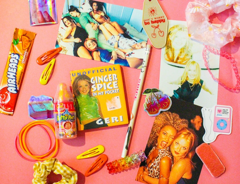 Spice Girls 90s Mystery Box GINGER Spice 90s Themed Box - Etsy
