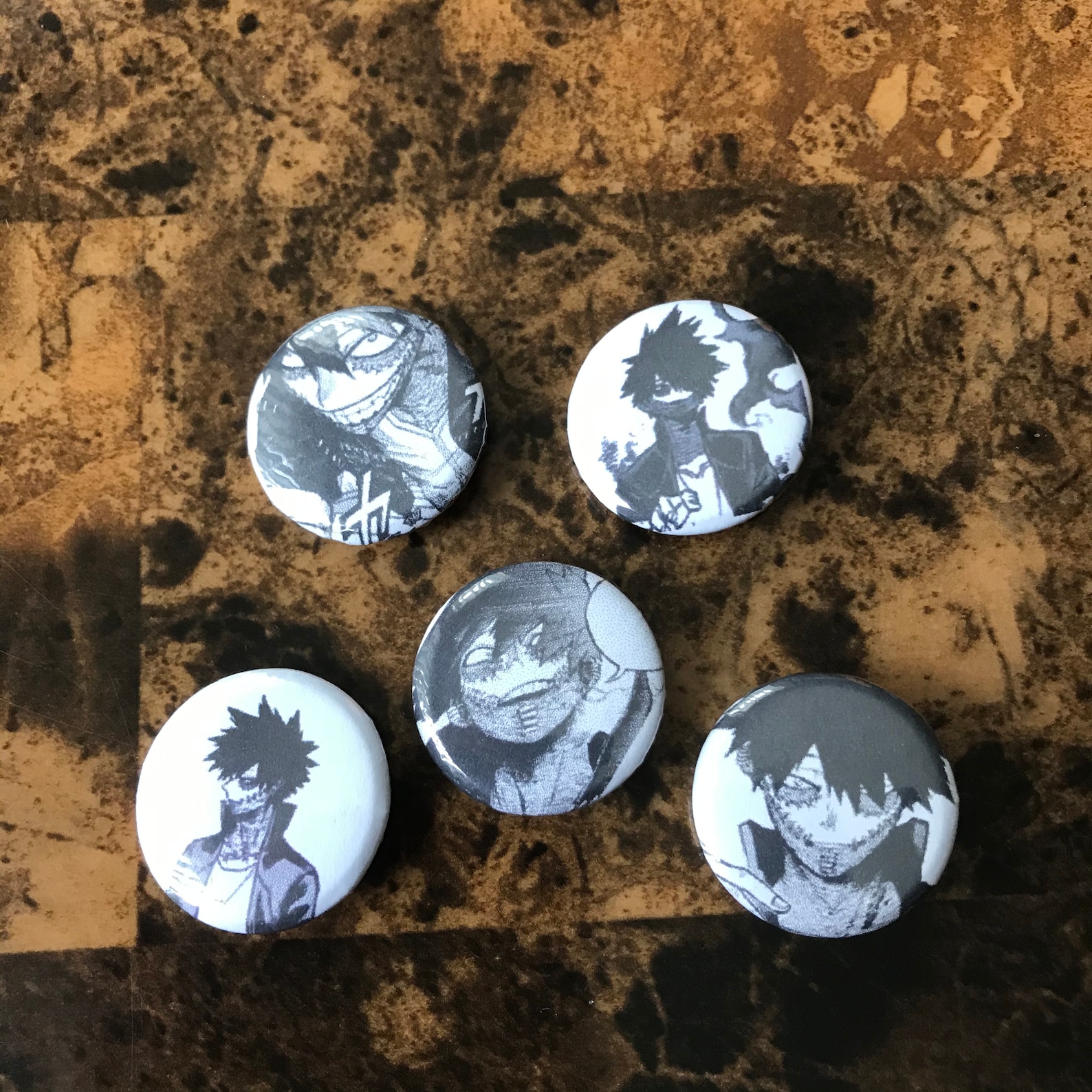 Dabi My Hero Academia Button Pins Etsy