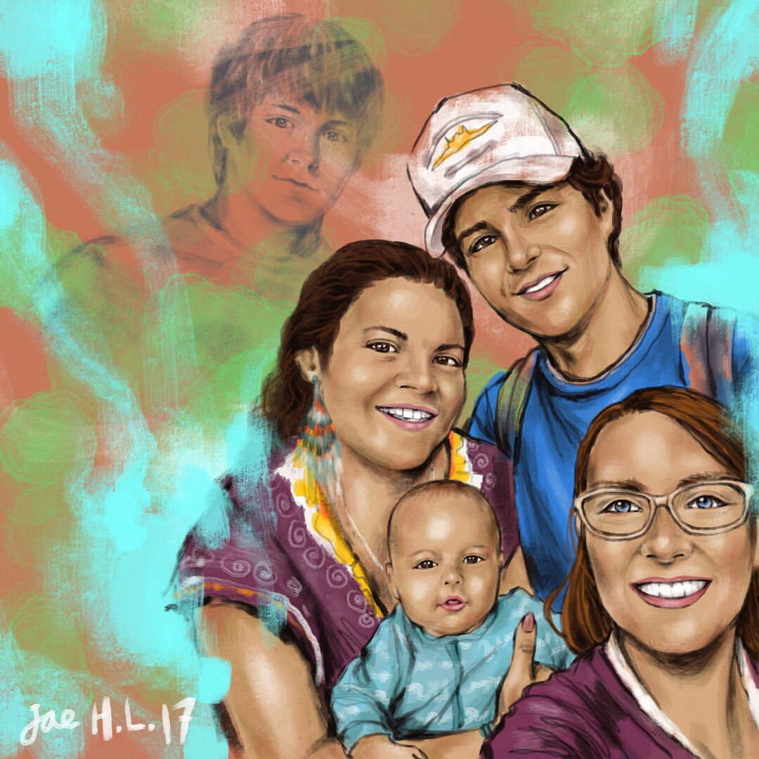 Custom Digital Family Portrait - Etsy