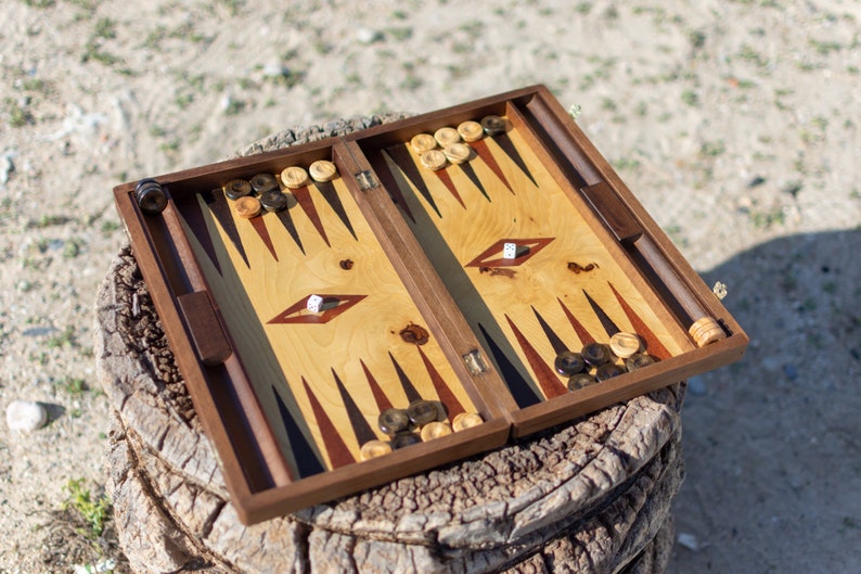 Premium Series From Old Olive Wood Backgammon Set | Olivewood Backgammon Set | Wooden Handmade ...