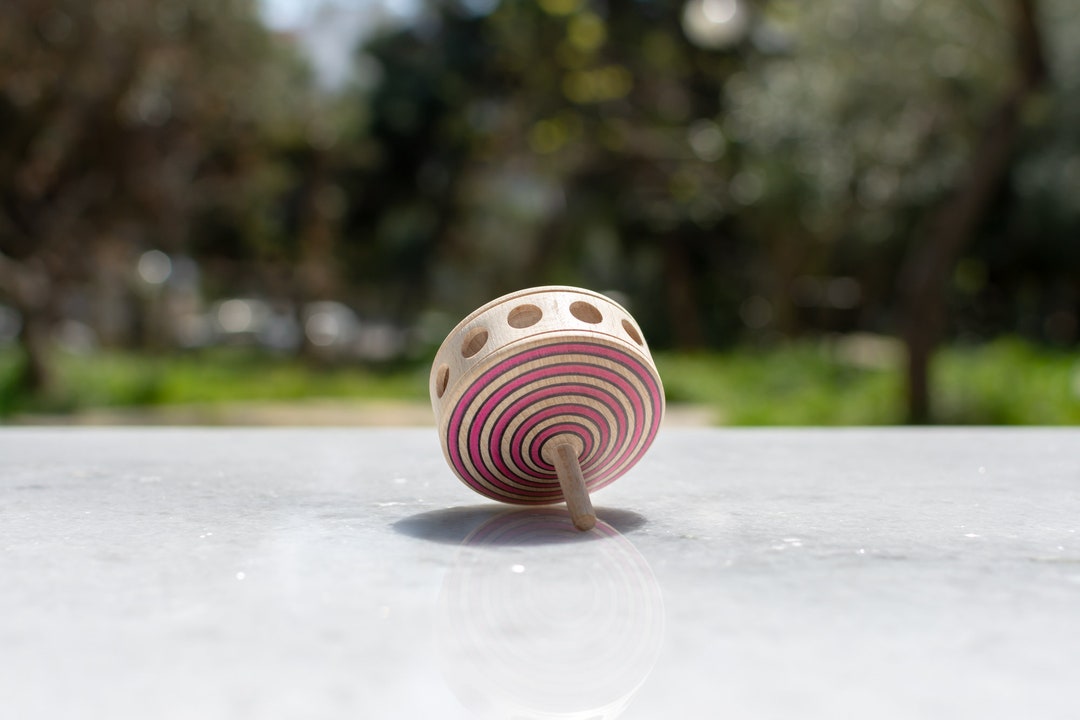 Wooden Spinning Top | Handmade Spinning Top | Handcrafted Wooden Toy ...