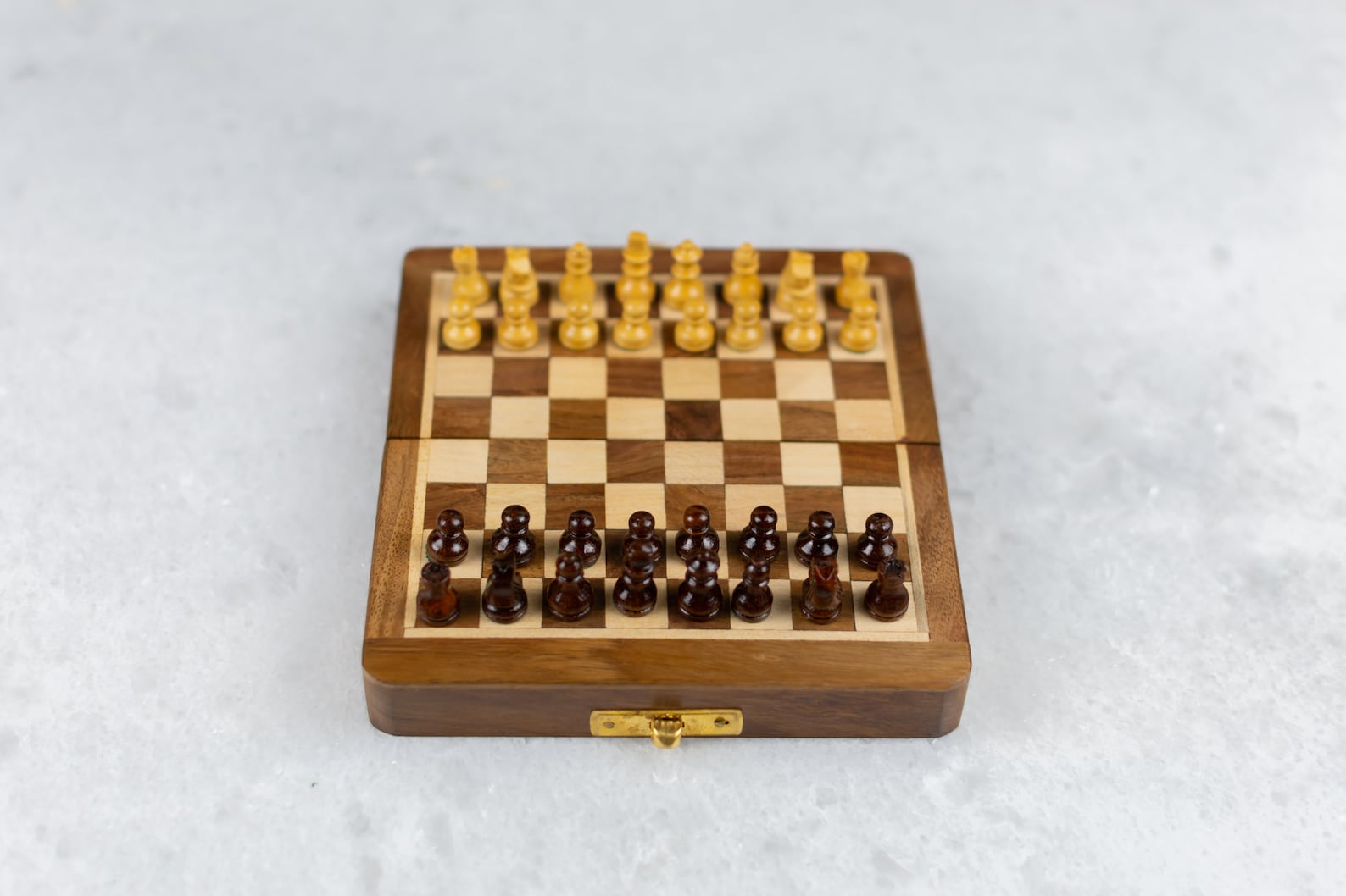 Handmade Magnetic Chess Board Game Box Wooden Chess Box Set - Etsy