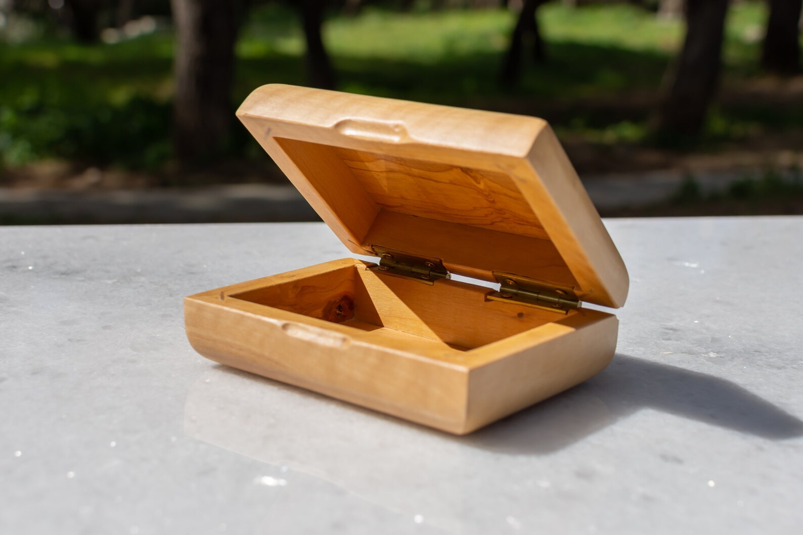 Handmade Olive Wood Box Wooden Jewelry Box Keepsake Box | Etsy