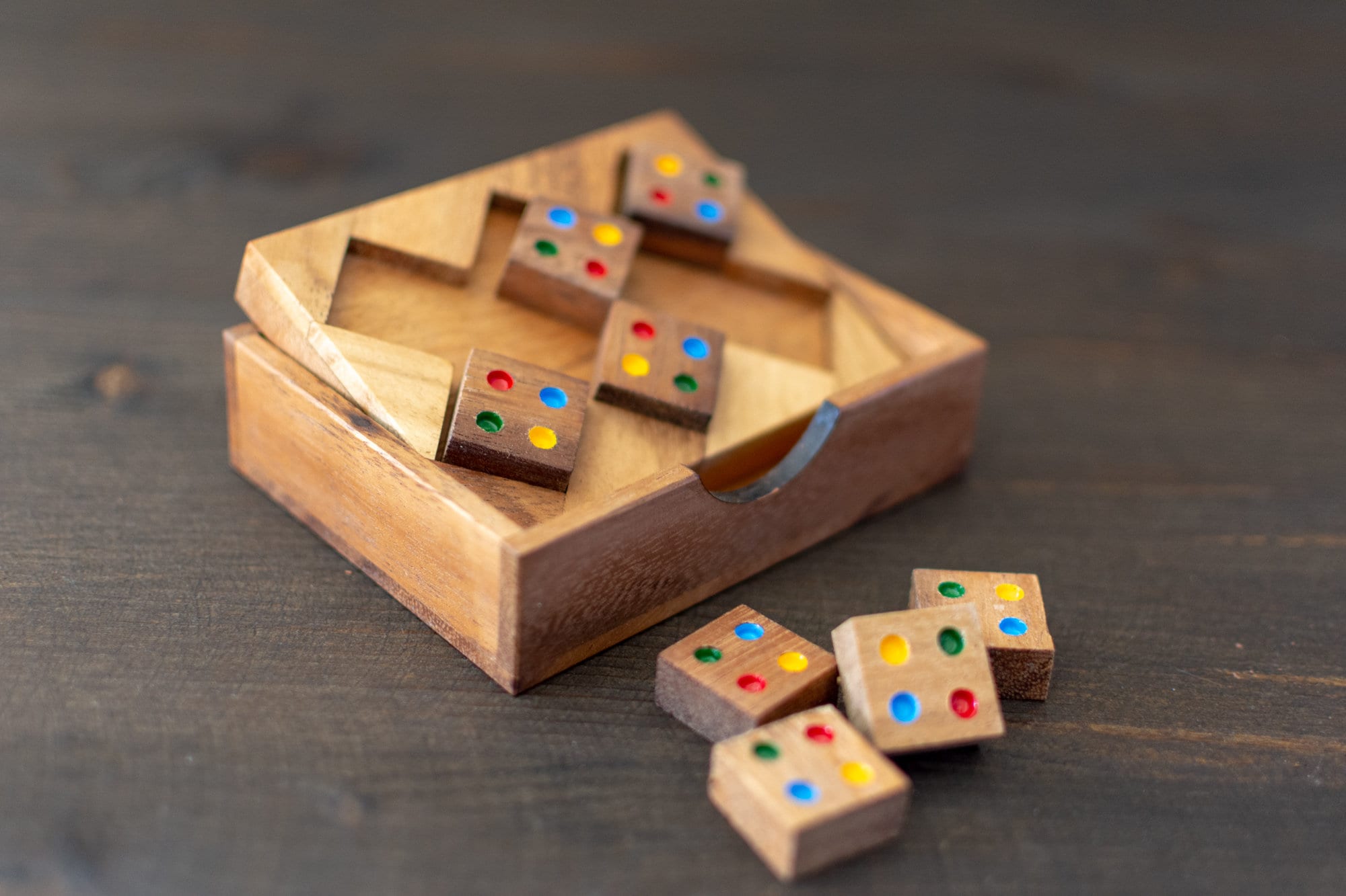 Wooden Color Match Game Handmade Color Match Puzzle With - Etsy