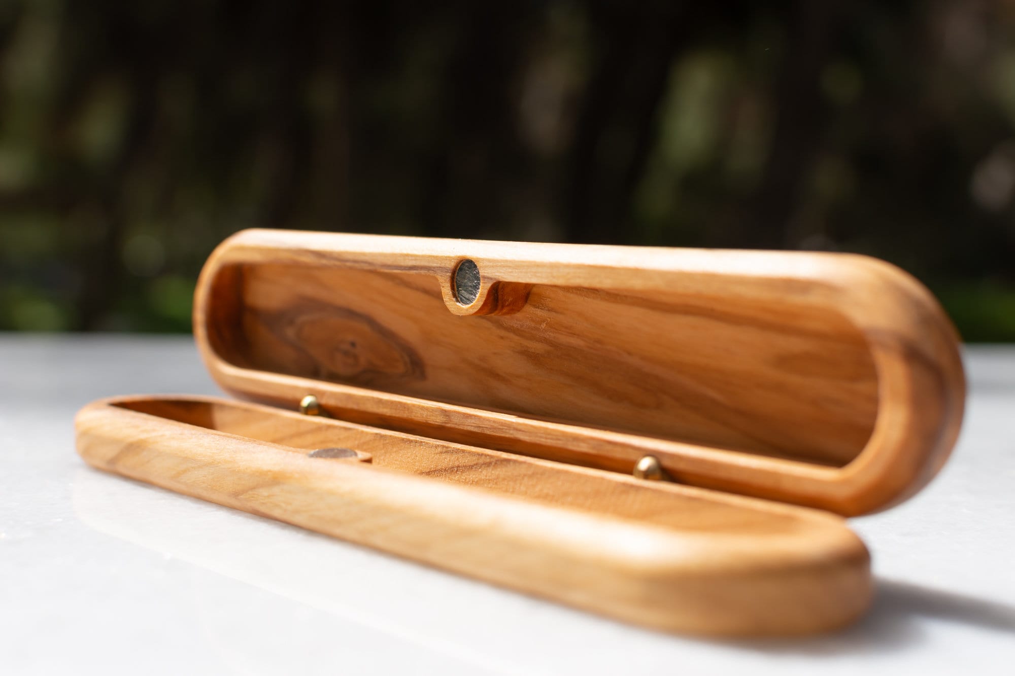 Handmade Olive Wood Pen Case Unique and Elegant Office Desk - Etsy