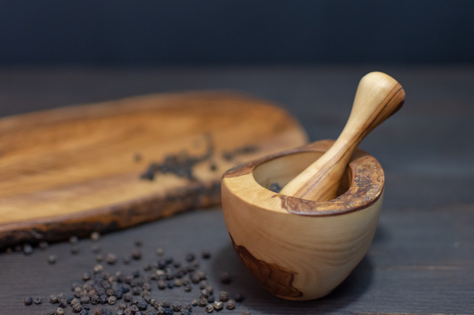 Handmade Olive Wood Mortar and Pestle Set - Etsy