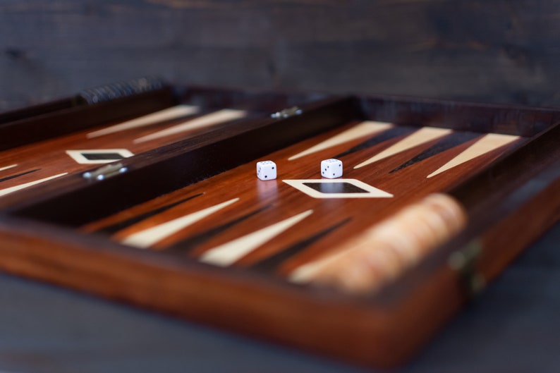 Wooden Handmade Backgammon Board Game Wooden Greek Tavli Set | Etsy