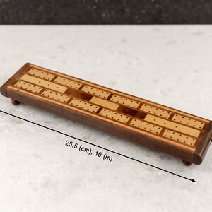 Handcrafted Wooden Cribbage Board | Unique Handmade Board Games - Etsy