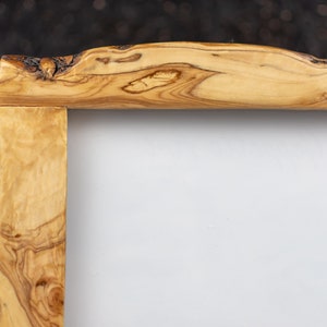 Wooden Photo Frame Made of Fine Olive Wood | Wood Frame for Photographs ...