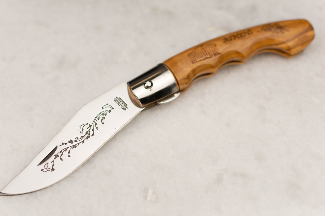 Elegant Olive Wood Knife | Greek Knife | Athens Gift - Etsy