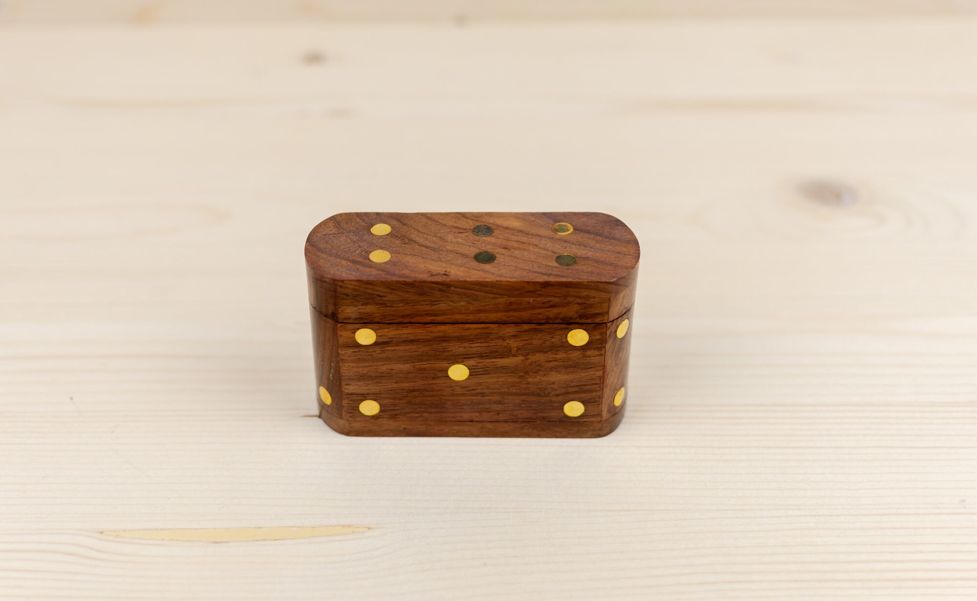 Beautiful Handmade Wooden Dice Box Set With 5 Dice Wooden - Etsy