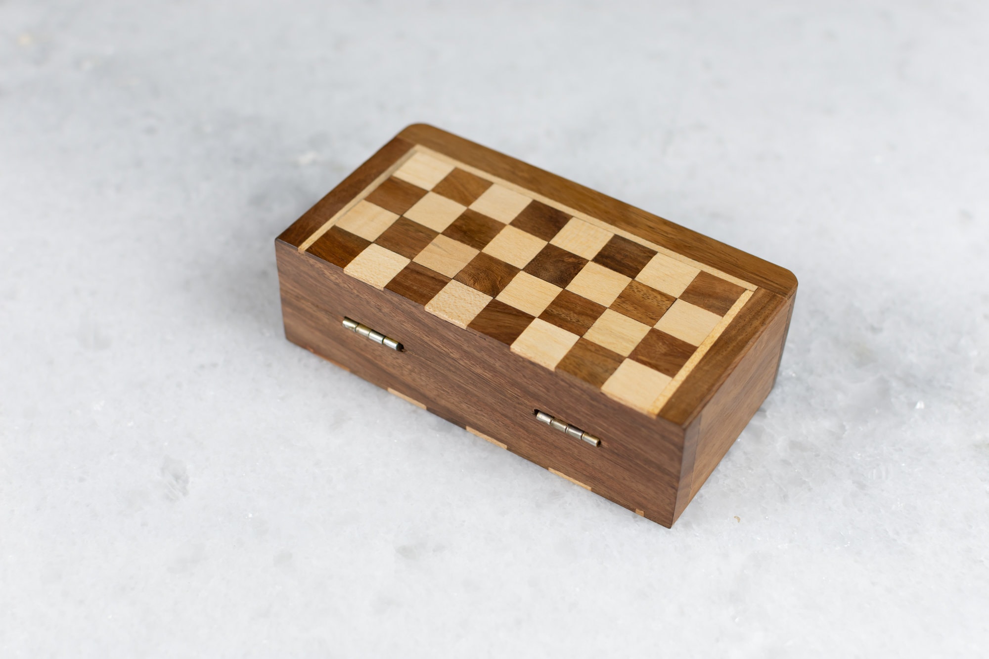 Handmade Magnetic Chess Board Game Box | Wooden Chess Box Set Mini ...
