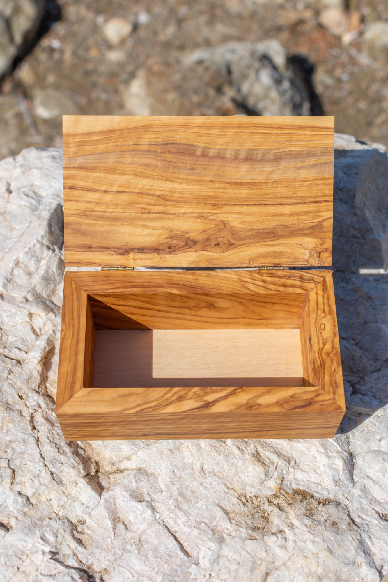 Olive Wood Box With the Tree of Life Handmade Keepshake Box | Etsy