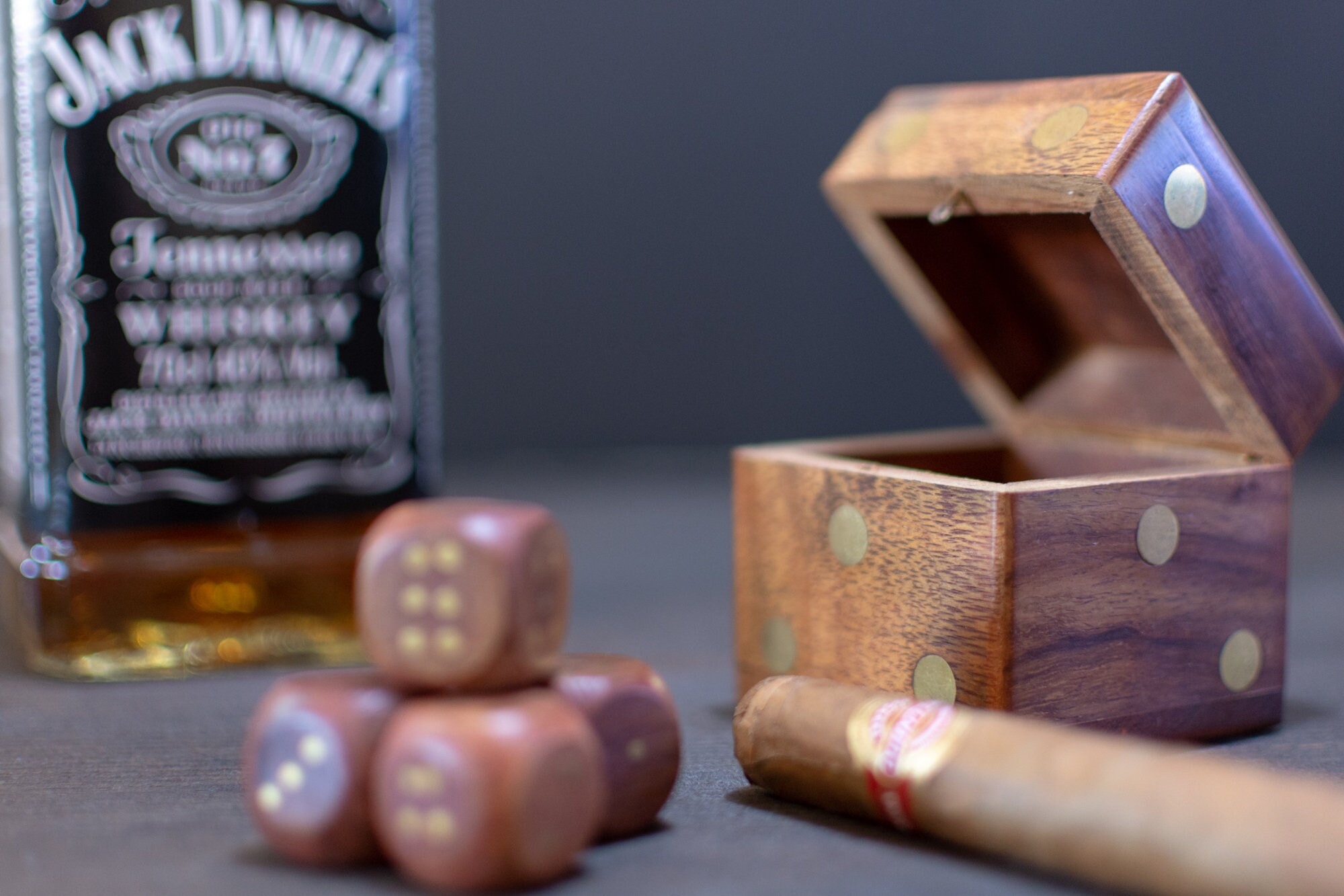 Wooden Dice Set Box Wooden dice in dice designed box | Etsy