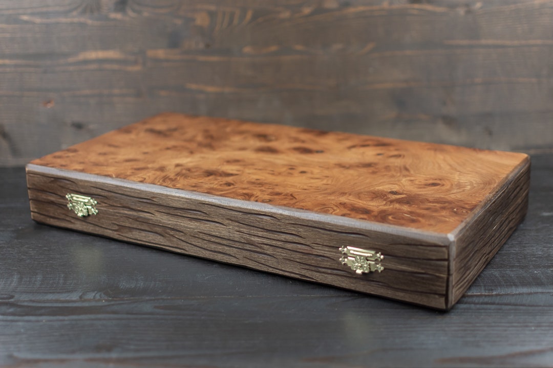 Luxury Backgammon Board,olive Wood Backgammon Set,hand Carved,wooden ...