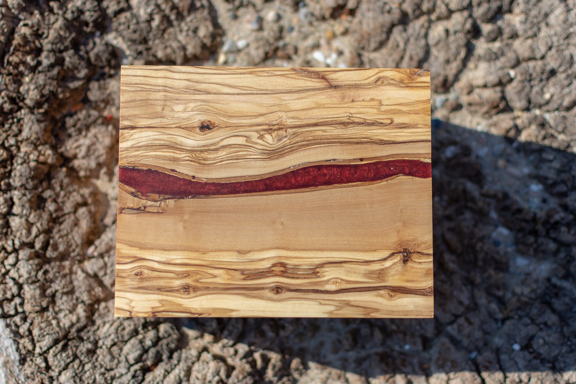 Sparkling Red Wood Epoxy Resin Storage Box for Multilple Uses | Etsy