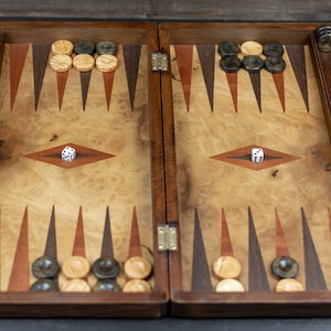 Premium Series From Old Olive Wood Backgammon Set | Olivewood Backgammon Set | Wooden Handmade ...