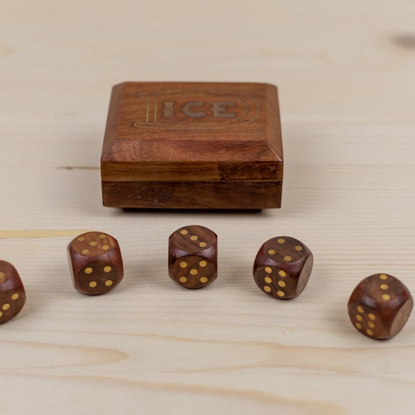 Wooden Dice - Etsy