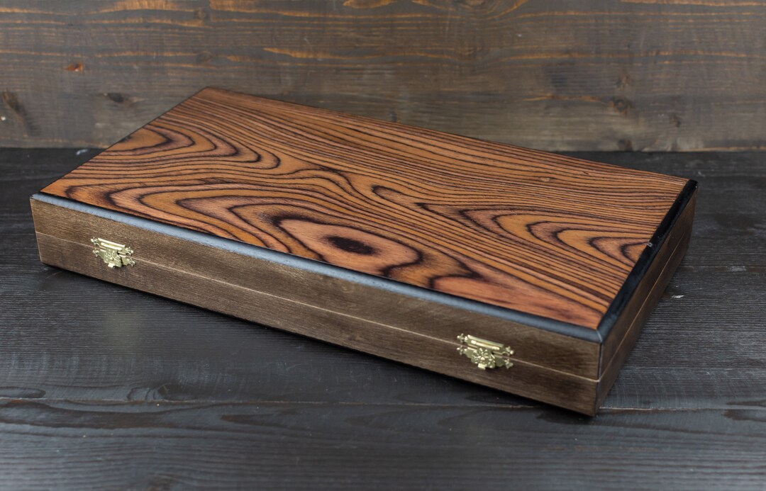 Handmade Backgammon Set ,laminate Wood,wooden Classic Games,old ...