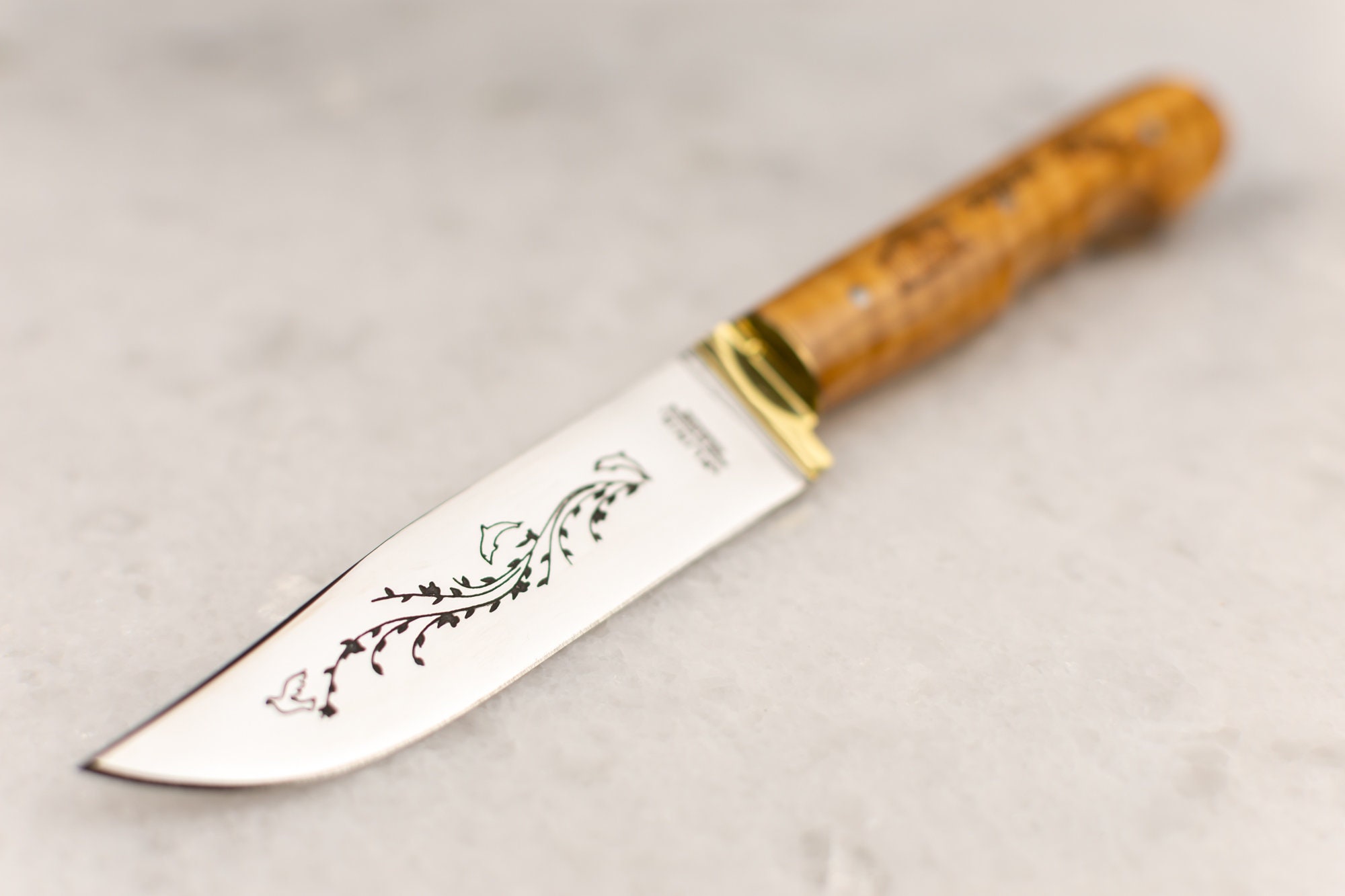 Engraved Olive Wood Knife Greek Knife Athens Gift | Etsy