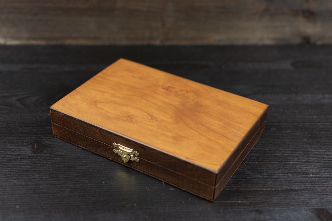 Wooden Backgammon Board Set From Cherry Wood | Wooden Handmade Greek ...