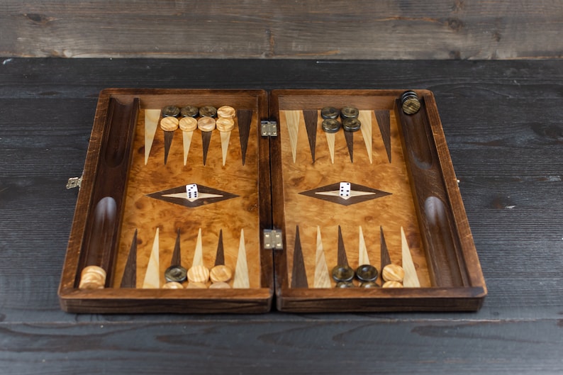 Premium Series From Old Olive Wood Backgammon Set , Olivewood ...